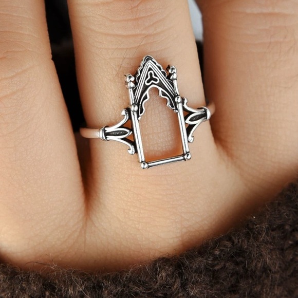 Jewelry | Cathedral Lenore Gothic Open Window Arch Church Castle Spire ...